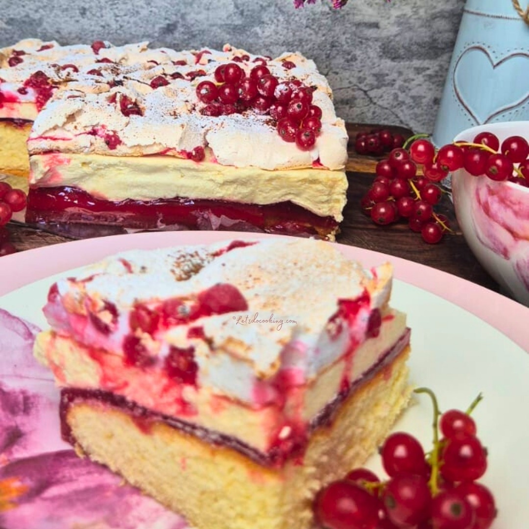 Ribisel-Vanille-Schnitte | Letsdocooking Foodblog